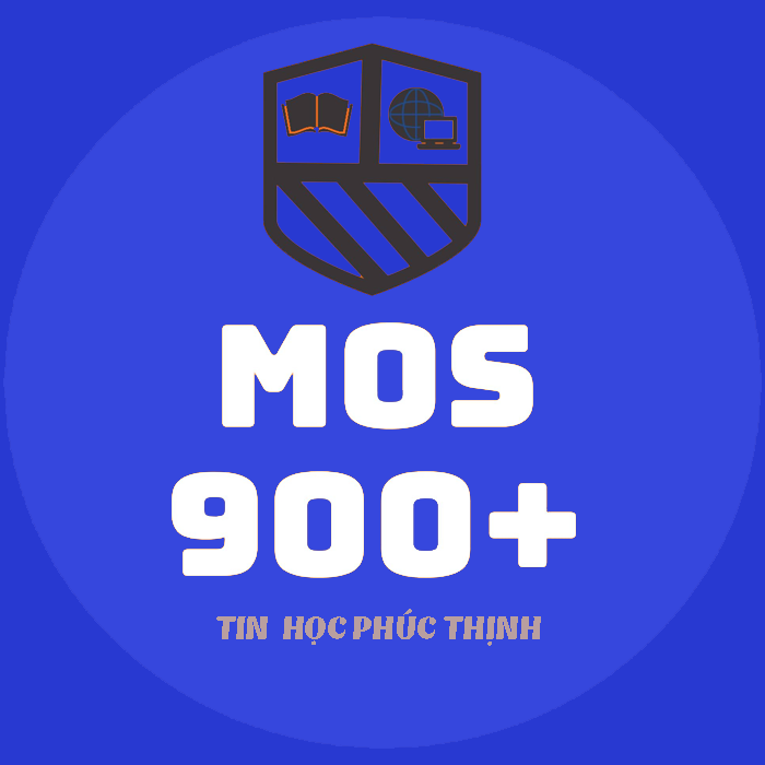 Điểm thi MOS tháng 8 năm 2023 - Thi MOS 1000- Tin Học Phúc Thịnh